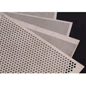Quality Customizable 304 Stainless Perforated Sheet with Powder Coating Finish for for sale