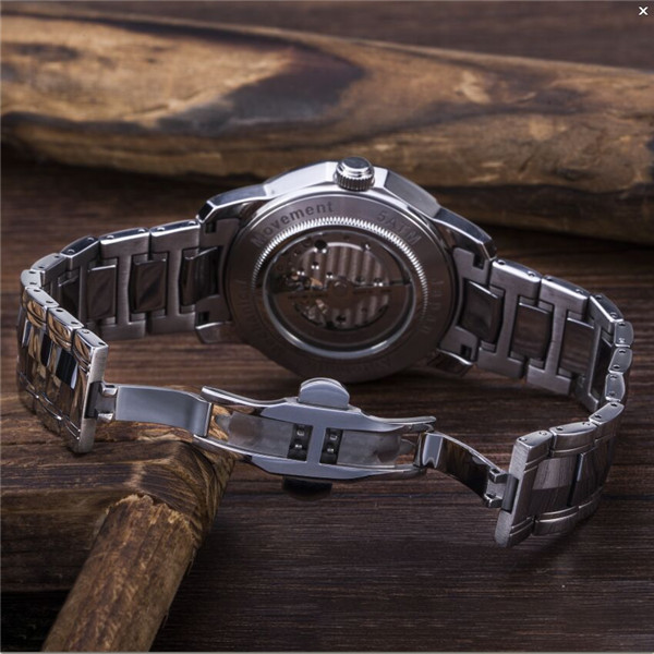 Quality RoHs Automatic Mechanical Watch , 21mm Band Luxury Mechanical Watches for sale