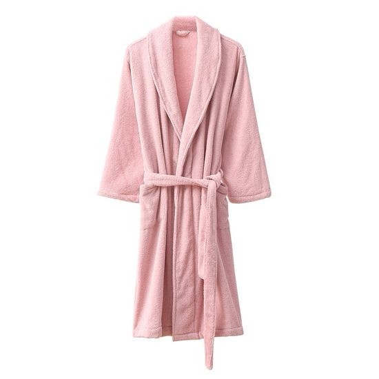 Quality Customized Logo Terry Design Material 100% Cotton Hotel Bathrobe for sale