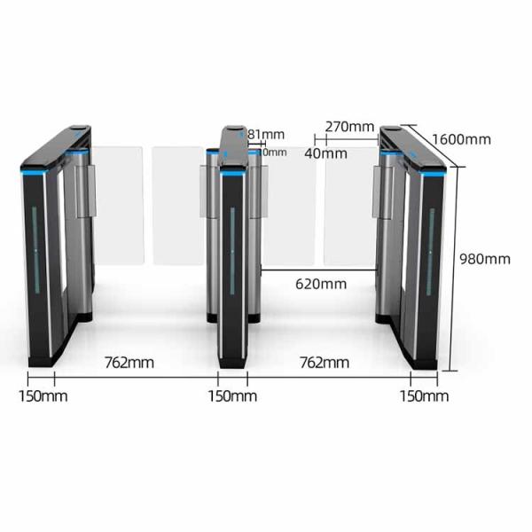 Quality Office Building Speed Gate Turnstile for sale