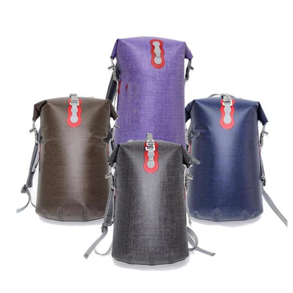Quality 16L Water Resistant Roll Top Backpack High Frequency Seamless Welding for sale