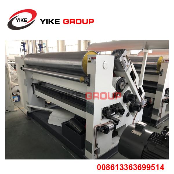 Quality Steam Heating Corrugated Box Making Machine , Single Facer Corrugated Machine for sale