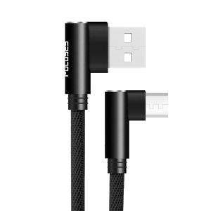 Quality Focuses 90 Degree Micro USB Data Transfer Cable For Mobile Phone for sale