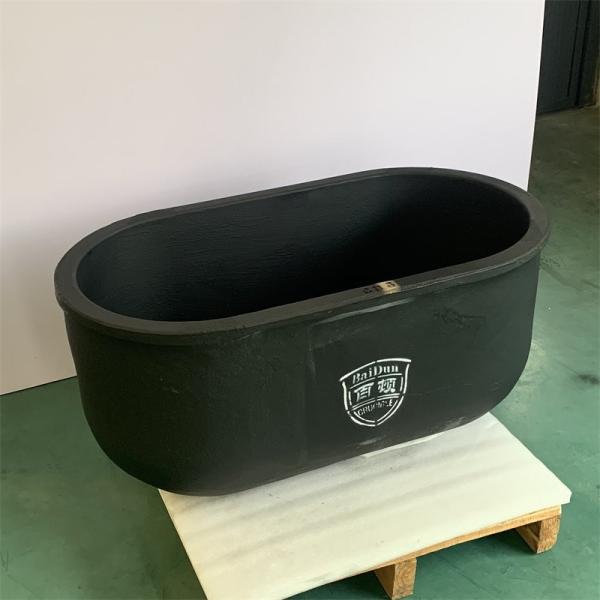 Quality High Temperature Metal Melting Crucible , Rectangular Graphite Crucible For for sale