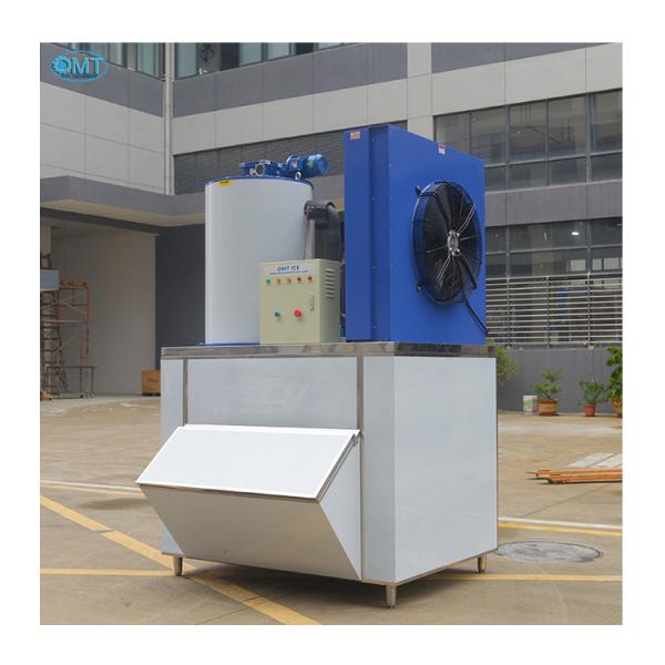 Quality 1200KG Ice Storage Capacity 3ton Flake Ice Machine for Seafood Processing for sale