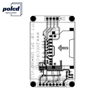 Quality 250 Nit Tft Lcd Display Panel MCU 8 Bit for sale