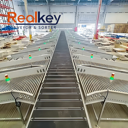 Quality Heat Resistant Easy Maintain Narrow Belt Sorter For Grocery Logistics for sale