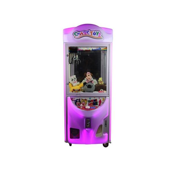 Quality Customized Claw Crane Machine , Crazy Toy 2 Claw Machine For Gift Vending for sale