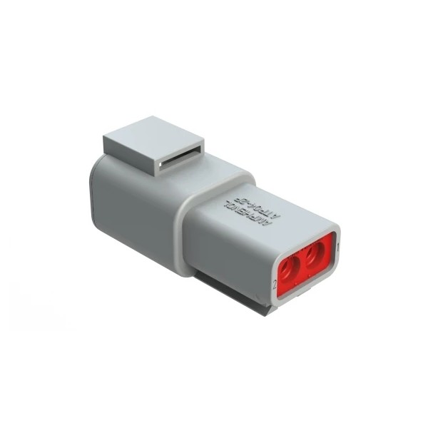 Quality ATP04-2P Automotive Connector with Male Pins, reliable electronic component designed for vehicle electrical system and wiring harness applications for sale