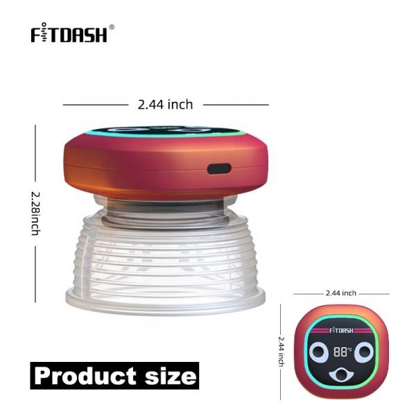 Quality Fitdash Smart Vacuum Cupping Therapy Set with Red Light Therapy and Type-C Power for sale
