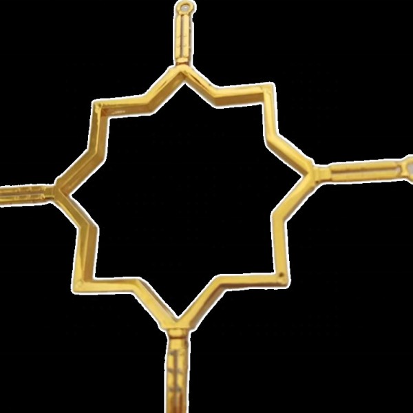 Quality UV Electroplate Windows Georgian Bar 5*8mm Plastic Contemporary Georgian Bar Flower for sale