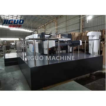 Quality Lead Edge Automatic Paper Creasing Machine Feeding Die Cutting Machine for sale