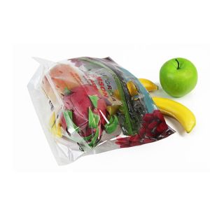Quality Composite 50g Vegetable Packaging Bag Transparent Storage Fridge Use for sale