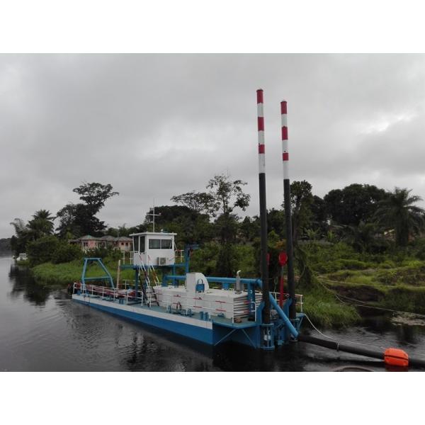 Quality Diesel 1800m3/H Gold River Dredger 15m Hydraulic Driven for sale