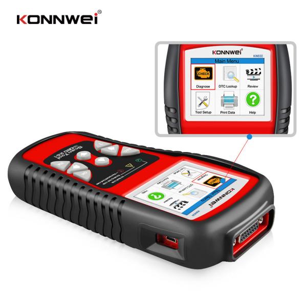 Quality 2.8 Inch Konnwei Scan Tool Check Engine Light Diagnostic Tool For All 12V Cars for sale