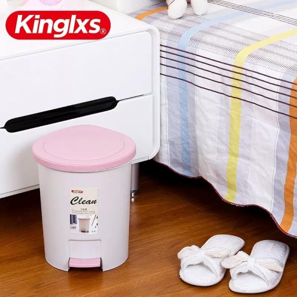 Quality 11 Liter Waste Plastic Pedal Plastic Dustbin With Foot Pedal for sale
