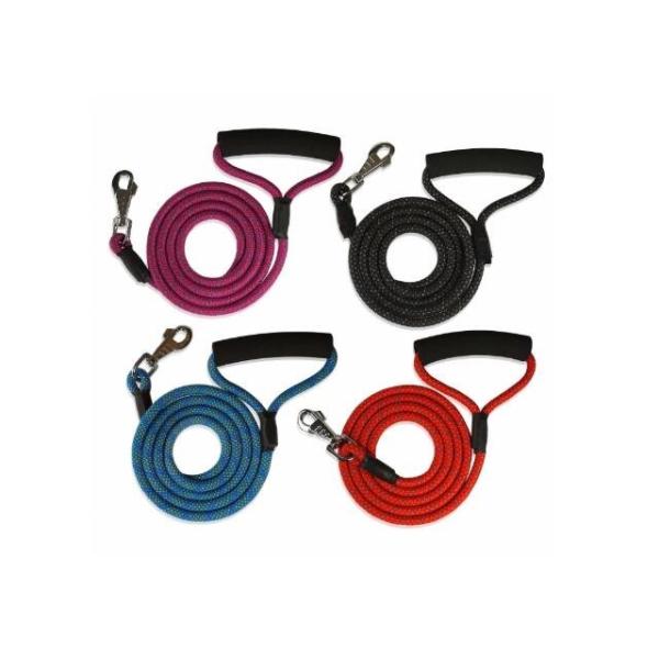 Quality Padded Handle Dog Training Leash Strong Medium Large Size With Multiple Colors for sale