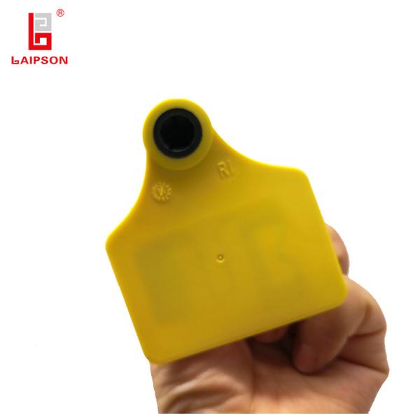 Quality 75MM Medium Cattle Bovine Use UHF Ear Tag With Identifying Purpose for sale