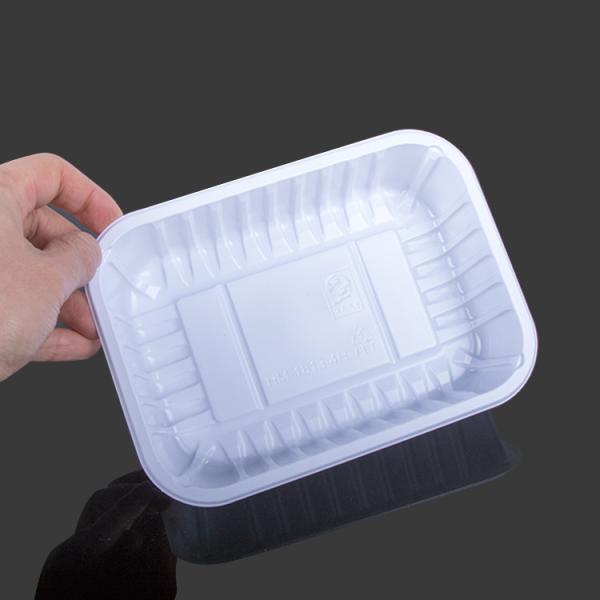 Quality PP Disposable White 18*13*4cm Plastic Meat Packaging for sale