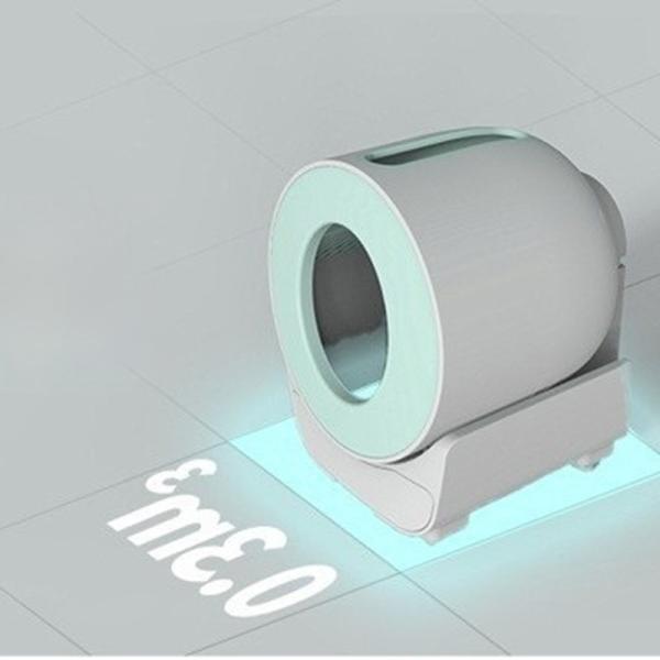 Quality Waterproof Self Cleaning Automatic Pet Litter Boxes Dust Free Technology Voice for sale