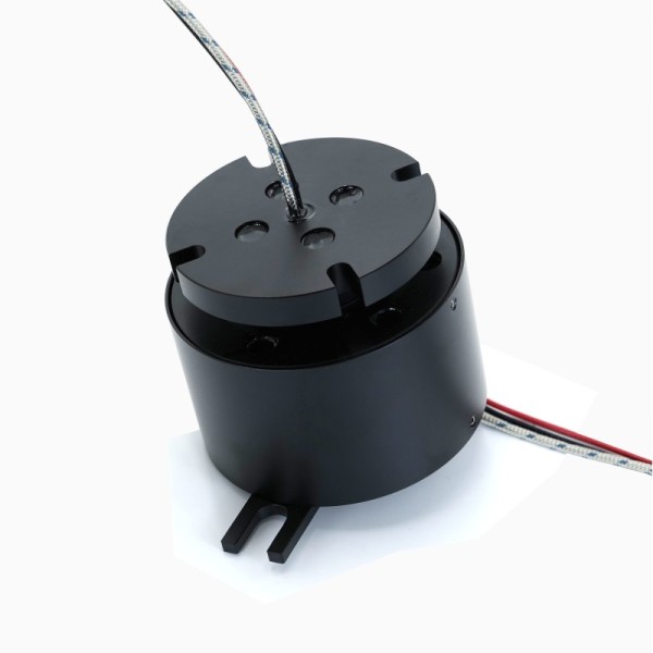 Quality Compact 85mm OD Solid-Shaft Slip Ring with 2 x K-type Thermocouple Signals for 220VAC Heating Applications for sale