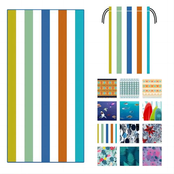 Quality Customized Microfiber Sports Towel High Durable Lightweight for sale