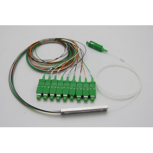 Quality 1x9 Mini Type SCAPC Fiber PLC Splitter for sale