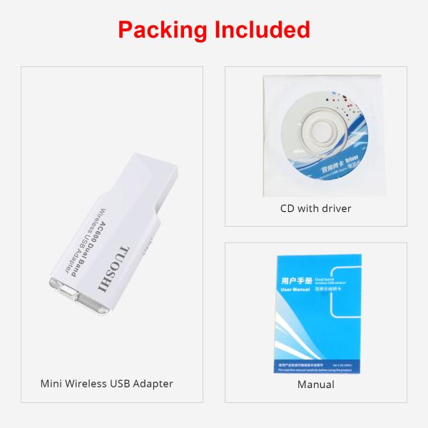 Quality 600Mbps USB Outdoor WiFi Antenna PC Desktop Computer Ethernet Wifi Dongle for sale