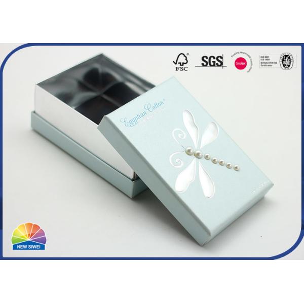 Quality Embossed And Silver Hot Stamping Jewelry Packaging Gift Paper Box for sale