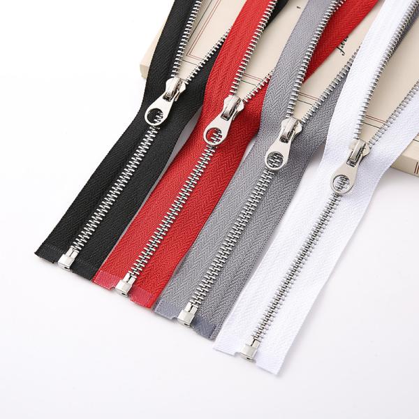 Quality Auto Lock 5# Colored Metal Zippers For Shoes Clothing Bags And Garments for sale