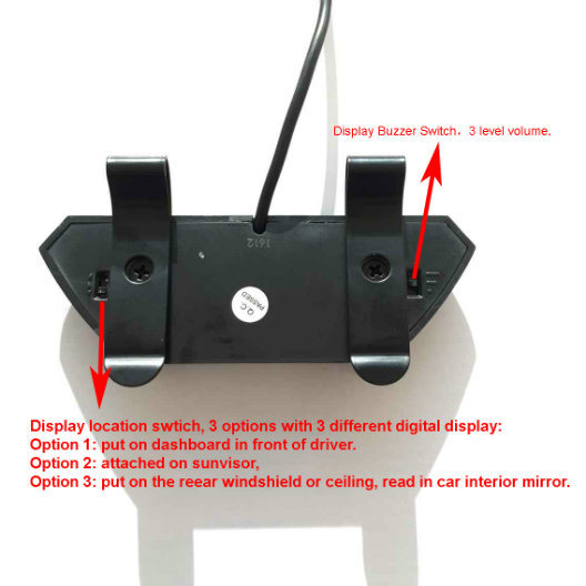 LED Display Three Position Installstion Car Parking Sensor