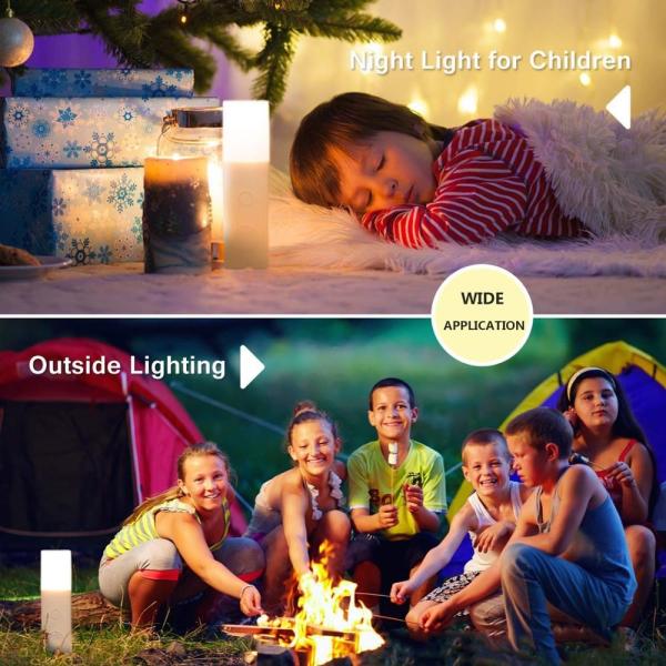 Quality Portable Table 1.8W 9Pcs Led USB Rechargeable Motion Sensor Light for sale