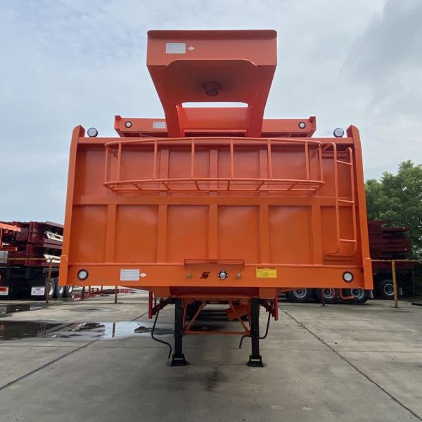 Quality Steel Flatbed Trailer Train Container Transportation in Mongolia for sale