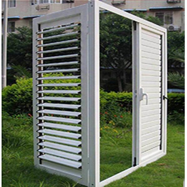 Quality Plantation PVC Louver Window Shutters PVC Plastic Blade for sale