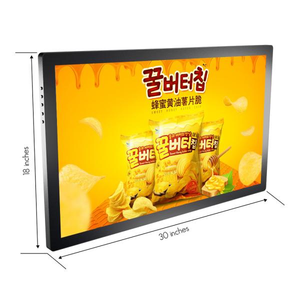 Quality Android11 Wall Mounted Digital Signage Advertising Boards 32inch for sale
