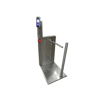 Quality SS304 Face Recognition 450mm Arm Turnstile Barrier Gate for sale
