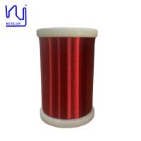 Quality AWG47 Red 0.035mm Self-bonding Copper Clad Aluminum CCA Wire For Earphone Voice for sale