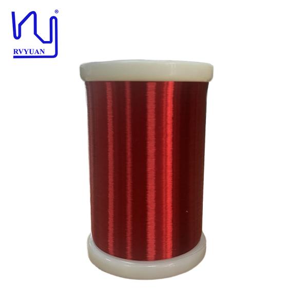 Quality AWG47 Red 0.035mm Self-bonding Copper Clad Aluminum CCA Wire For Earphone Voice Coils for sale