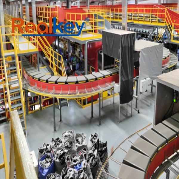 Quality Efficient Product Separation High Speed Cross Belt Sorter Labor Saving for sale