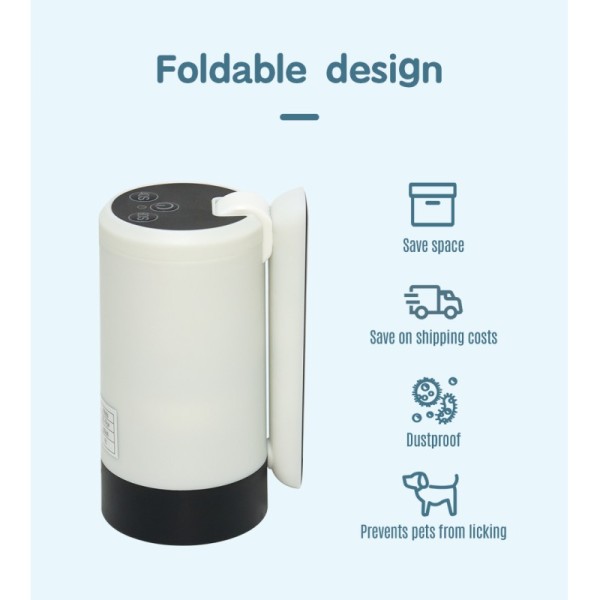 Quality 800mah Table Countertop Automatic Dispenser Water Pump White Black for sale