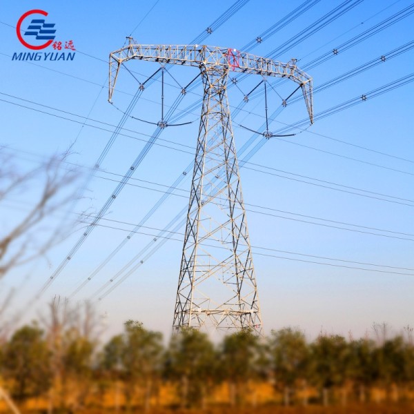 Quality Q355B Steel Galvanized Electric Pole Tapered Round 33 KV for sale
