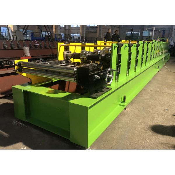 Quality 16 Rollers Downspout Roll Forming Machine / Downpipe Roll Forming Machine Speed for sale