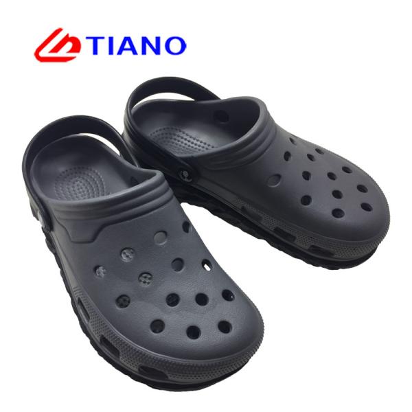 Quality Unisex Adult Size Grey Comfy Shower Clog Style Slippers for sale