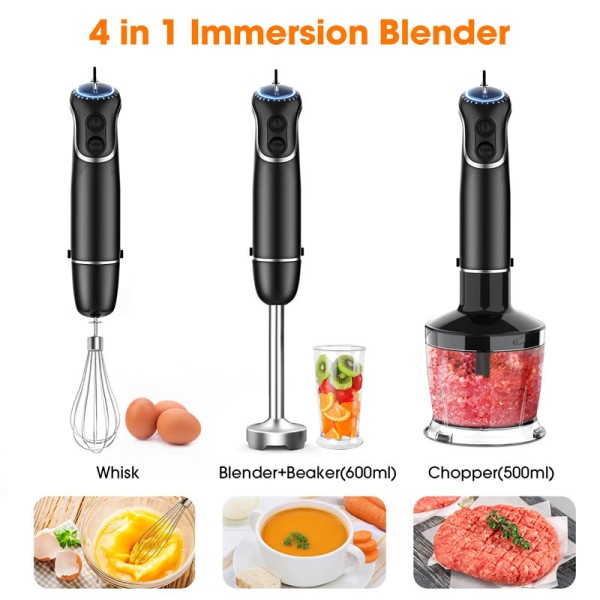 Quality BPA Free Portable Hand Blender 12 Speeds Handheld Mixer Blender for sale