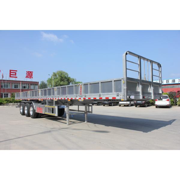 Quality Leaf Spring Suspension 40ft Side Wall Cargo Semi Trailers for Bulk Cargo for sale