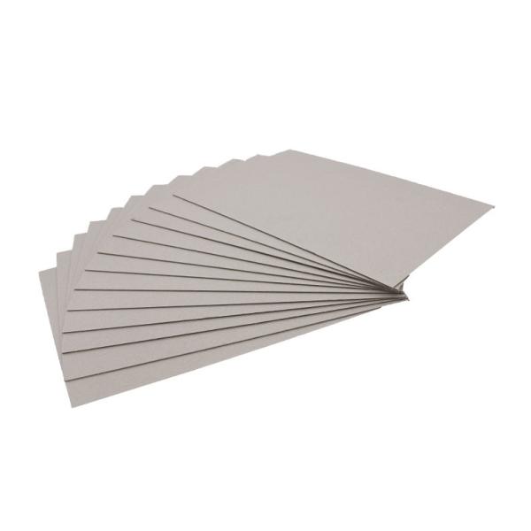Quality 750*1050mm glossy rigid grey cardboard sheets for sale