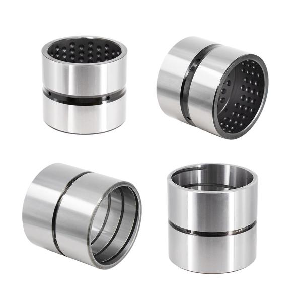 Quality OEM Metric Steel Sleeve Bushings with Wear Resistance and Customized Size in Steel+Porous Bronze+PTFE for sale
