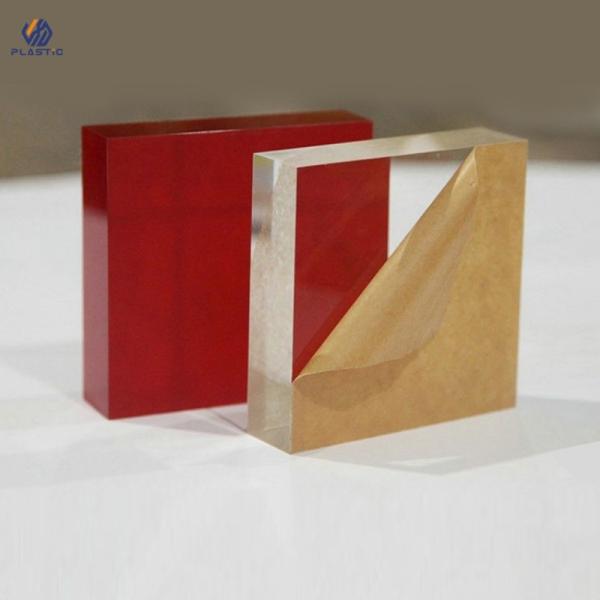 Quality Paper Flim Clear Perspex Sheet Transparent Acrylic Panel Customized Logo for sale