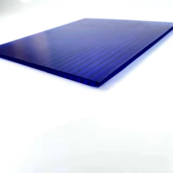 Quality 5mm Anti UV Translucent Polycarbonate Hollow Sheets Waterproof Durable for sale