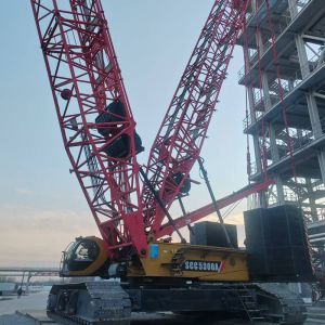 Quality Good Mobility And Flexibility Used 400T Crawler Crane 36~84m Lattice Boom for sale